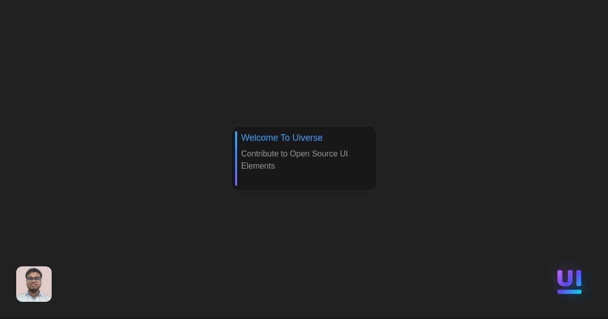 Card by SouravBandyopadhyay made with CSS | Uiverse.io