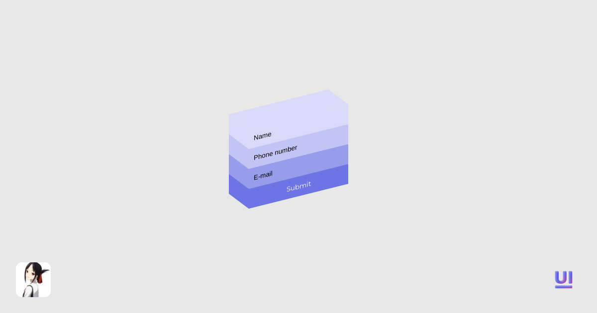 Form by andrew-demchenk0 made with CSS | Uiverse.io