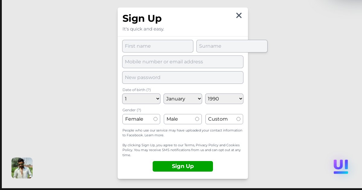 Form by themrsami made with Tailwind | Uiverse.io