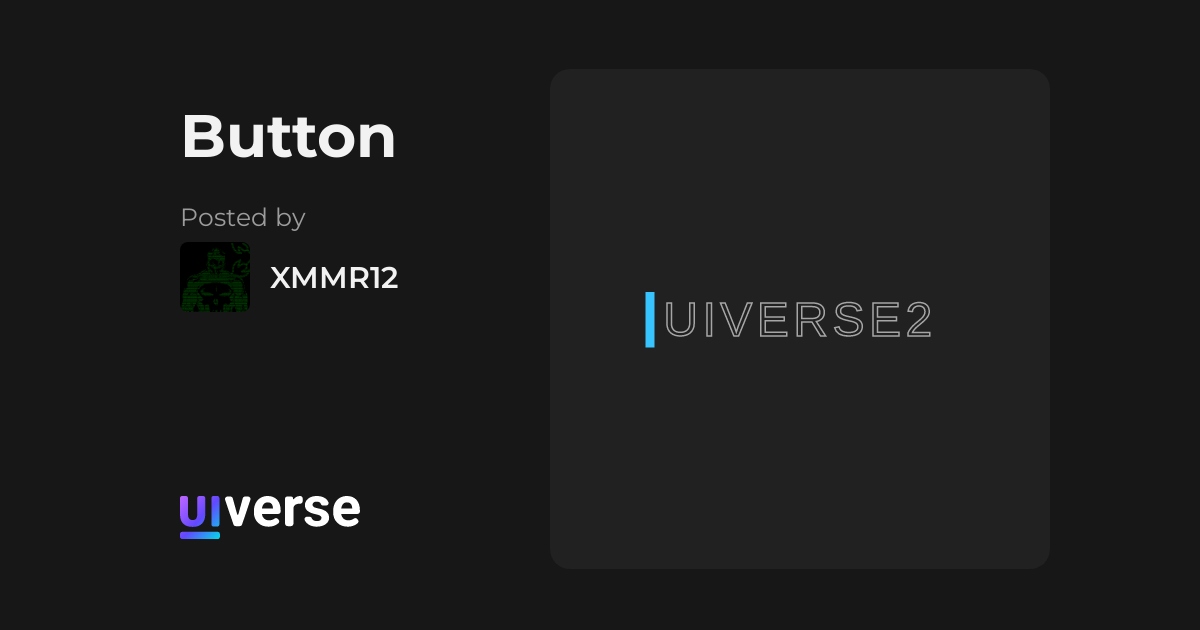 Button by XMMR12 made with CSS | Uiverse.io
