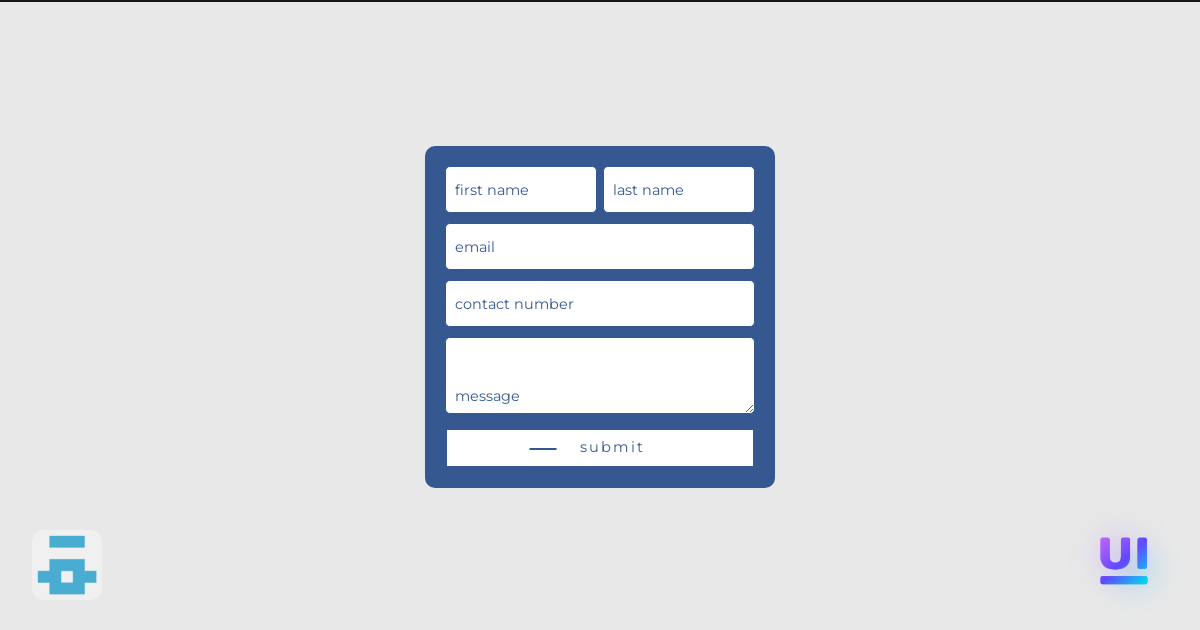 Form by Sr-Ajo made with CSS | Uiverse.io