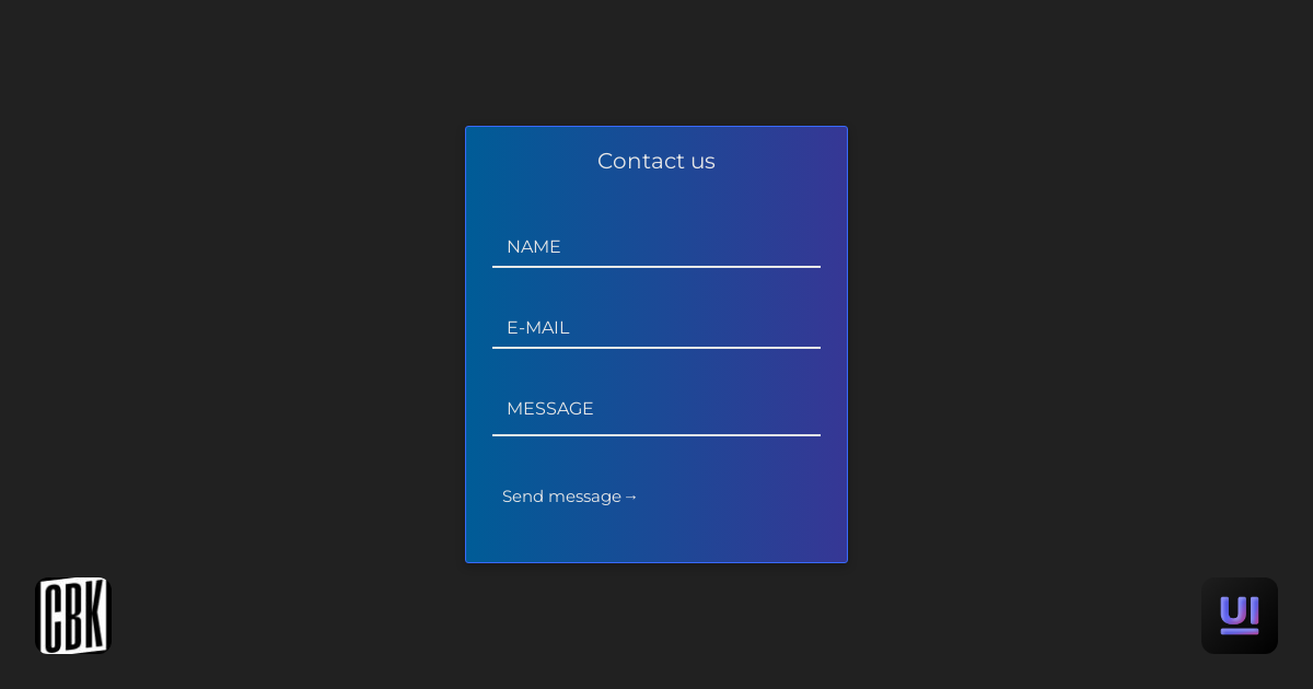 Form by codebykay101 made with CSS | Uiverse.io