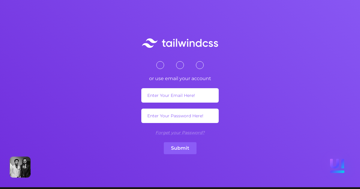 Form by SmookyDev made with Tailwind | Uiverse.io