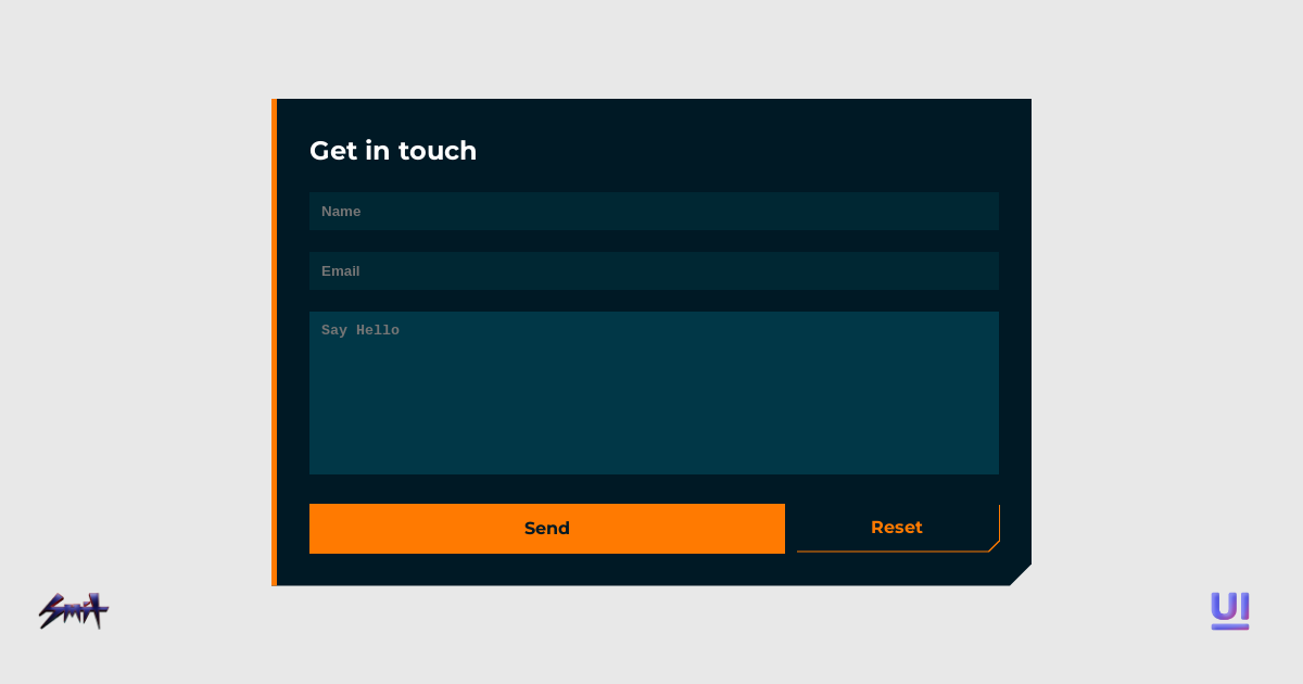 Form by Smit-Prajapati made with CSS | Uiverse.io
