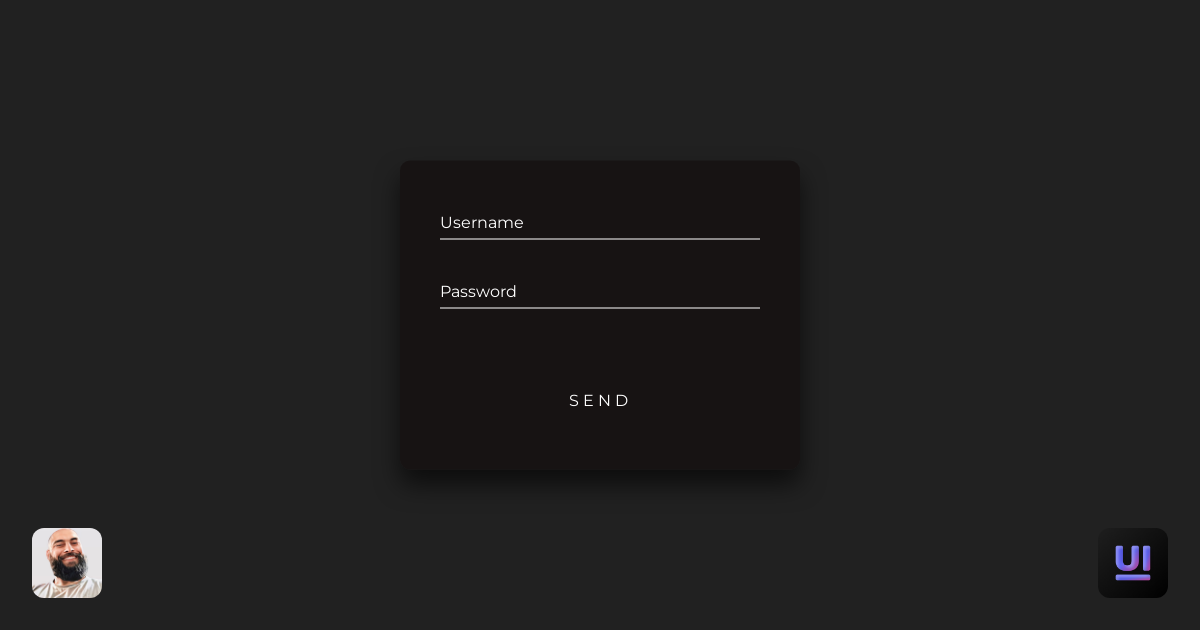Form by guilhermeyohan made with CSS | Uiverse.io