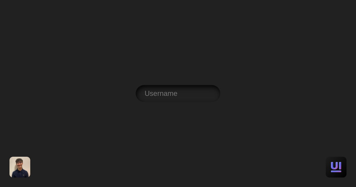 Input by garerim made with CSS | Uiverse.io