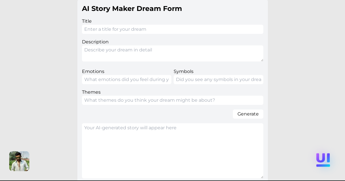 Form by themrsami made with Tailwind | Uiverse.io