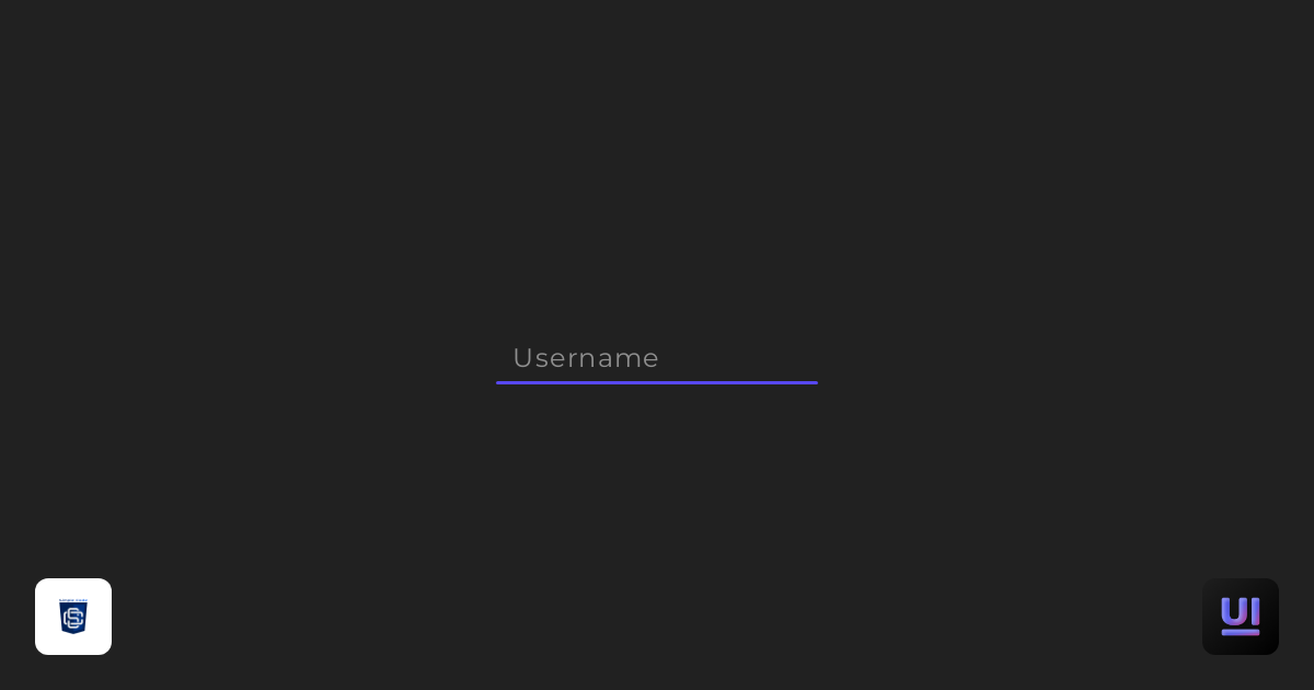 Input by eslam-hany made with CSS | Uiverse.io