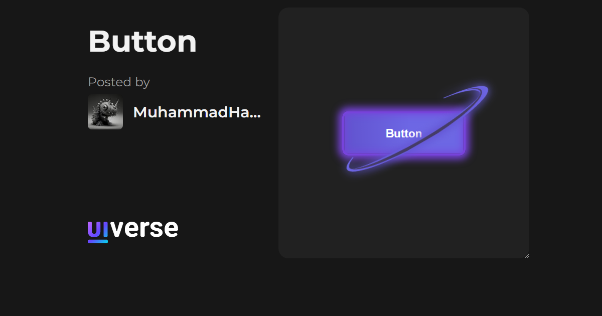Button by MuhammadHasann made with CSS | Uiverse.io