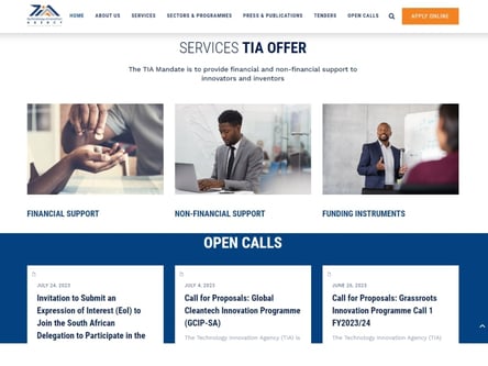 TIA | Innovation and Entrepreneurship | Business Grants | FundMyBiz