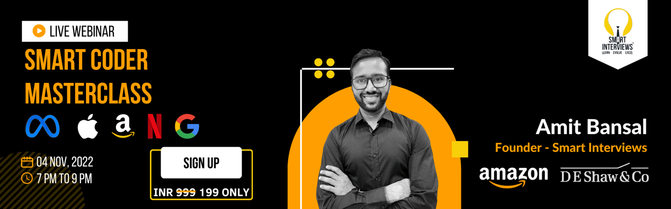 Smart Coder Master Class | SmartInterviews