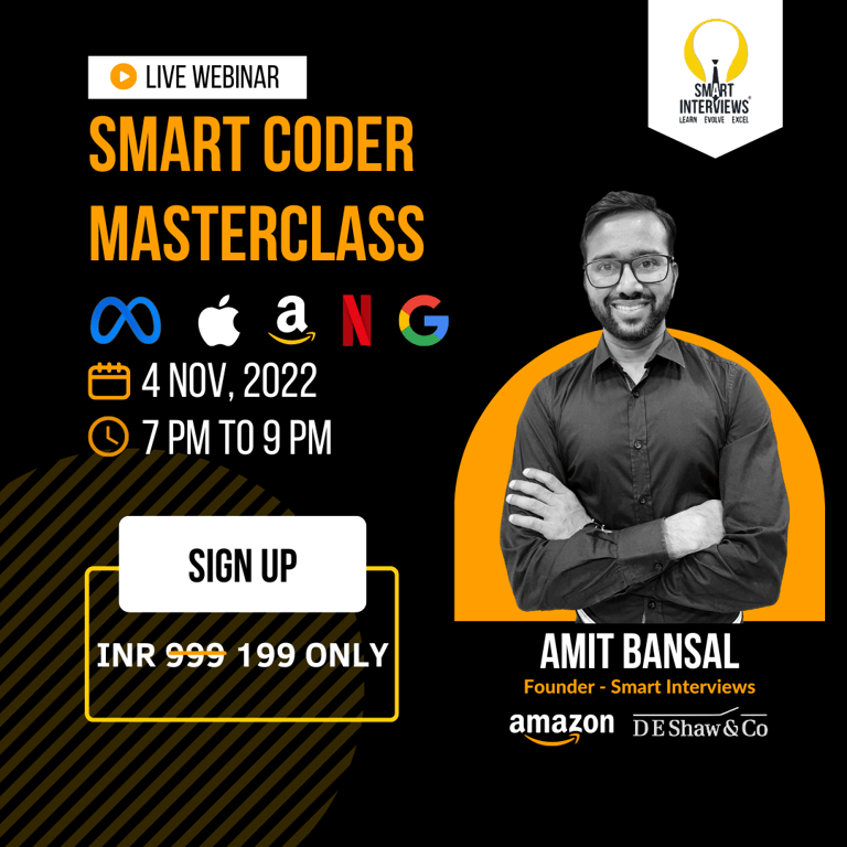 Smart Coder Master Class | SmartInterviews