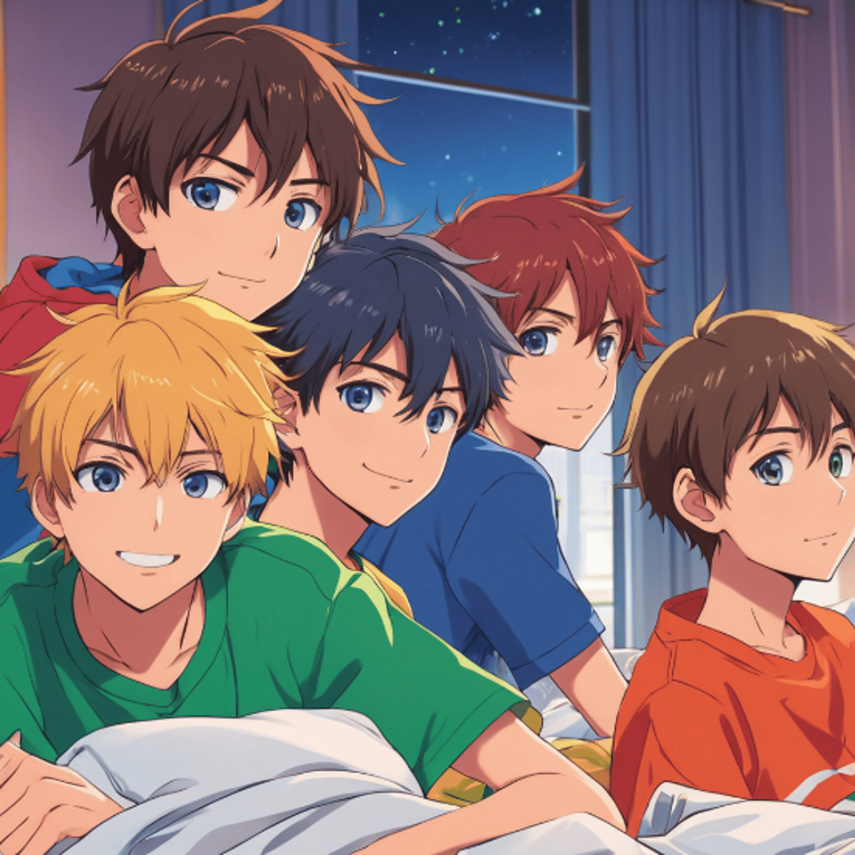 boys sleepover | Dopple.ai