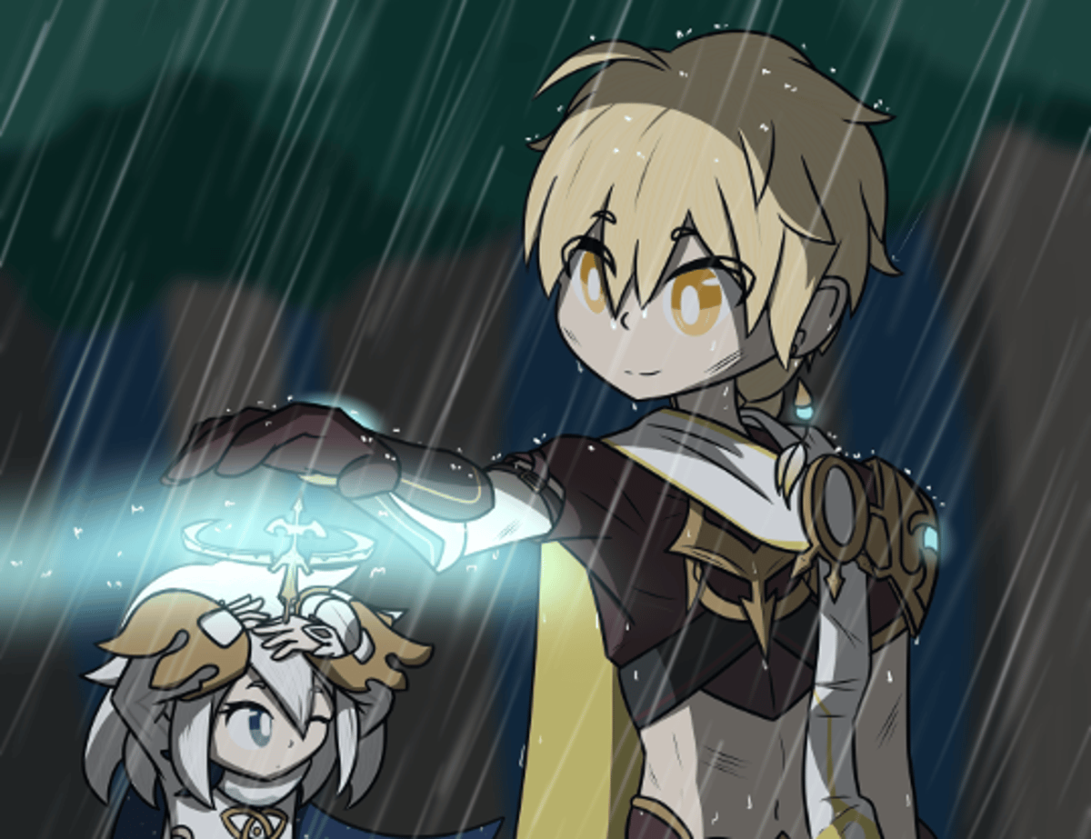 Aether and Paimon | Dopple.ai