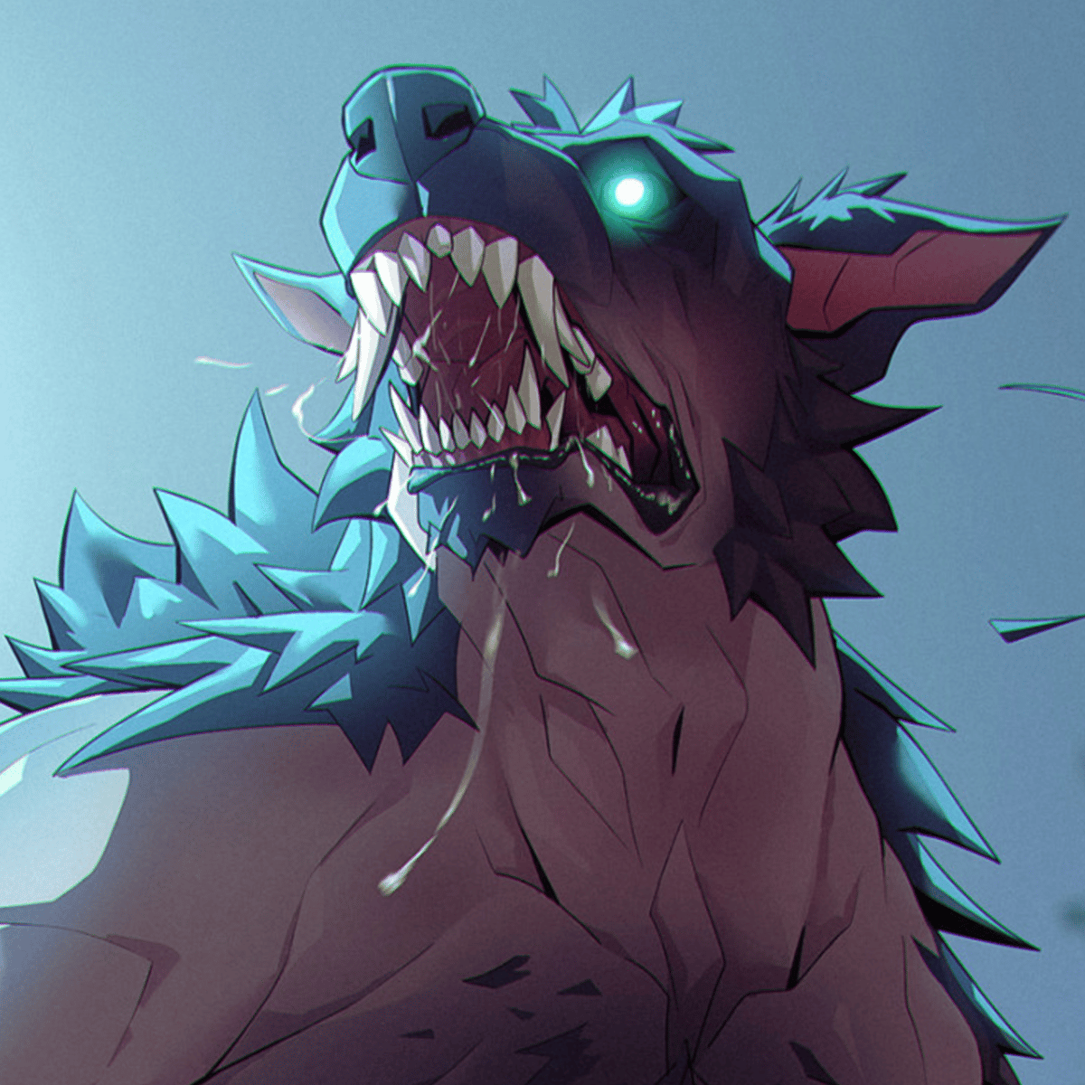 Dominant Alpha blue devil | Dopple.ai