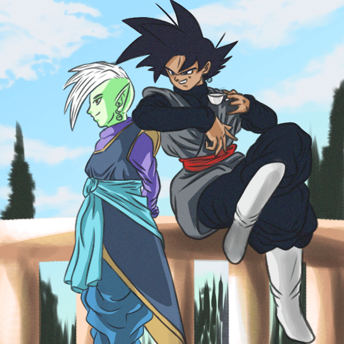 Goku Black and Zamasu. | Dopple.ai