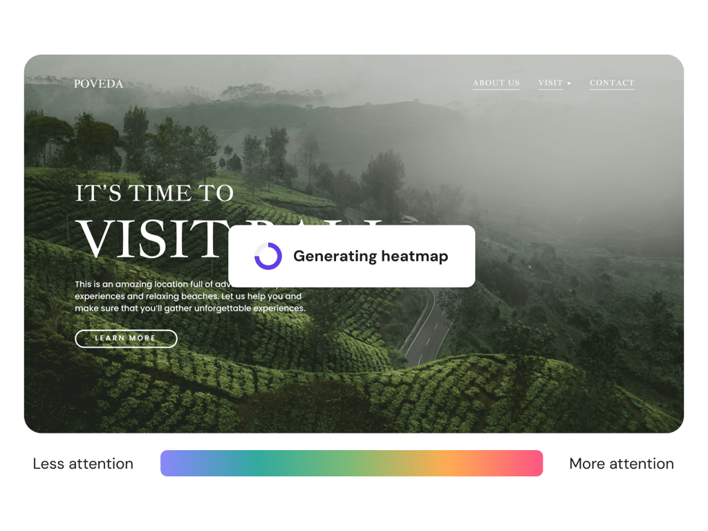 AI website heatmap | Visualize user attention instantly AI website heatmap | Visualize user attention instantly