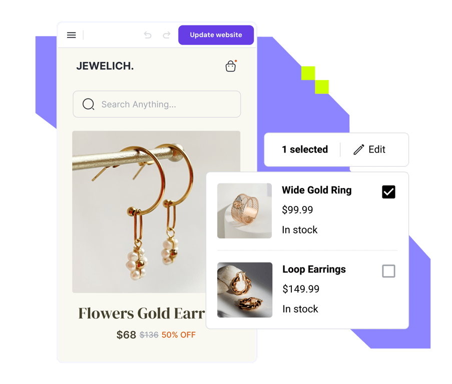AI eCommerce website builder | Launch your online store