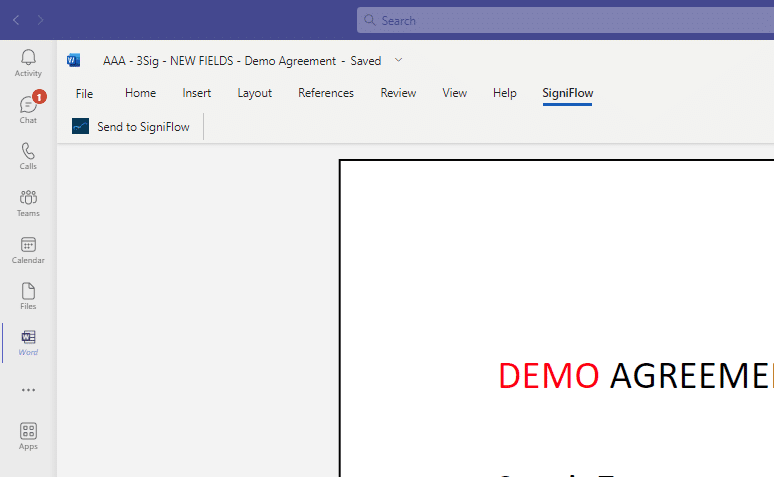 SigniFlow for Microsoft Teams - Enterprise eSignature Document Workflow ... SigniFlow for Microsoft Teams - Enterprise eSignature Document Workflow ...