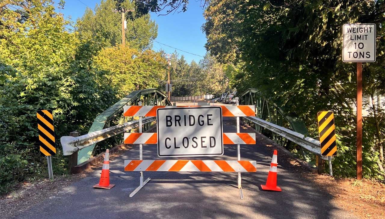 Jackson County’s Nearly Century-Old Lampman Road Bridge Is Closed ...