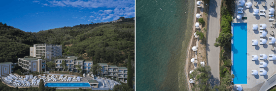 Mythos Palace Resort, Corfu, Book Now with Tropical Sky