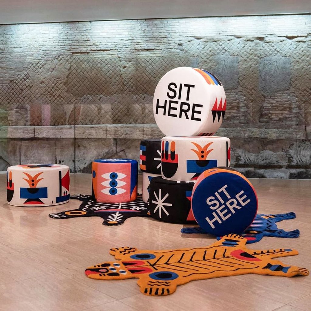 오기안 킨오토 카펫 M Oggian Carpet Kinotto M - qeeboo 퀴부 한국공식독점수입원