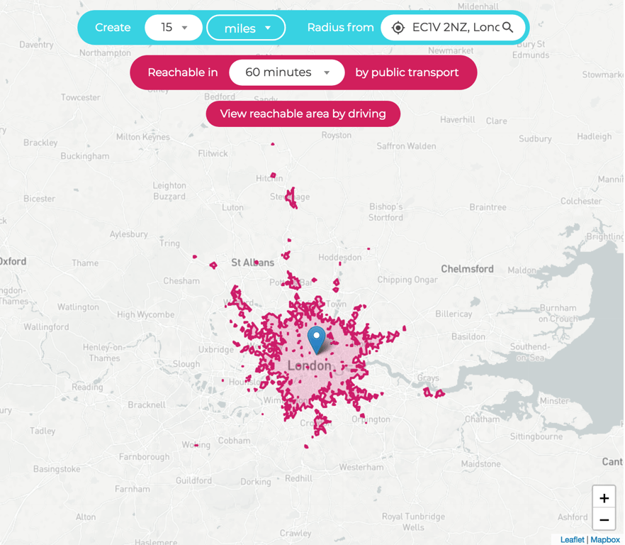 Us Map Distance Radius How To Draw/create A Radius On Google Maps?