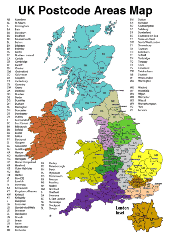 Use this Postcode Map Guide to View Postcode Data on a Map | Blog