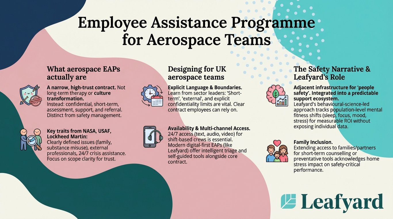 Employee Assistance Programme for Aerospace Teams | Leafyard