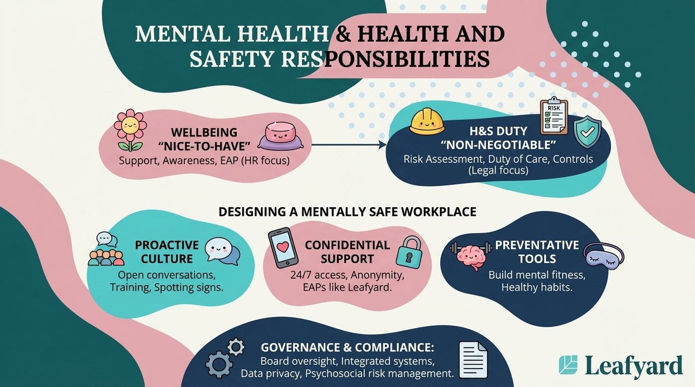 Mental Health and Health and Safety Responsibilities | Leafyard