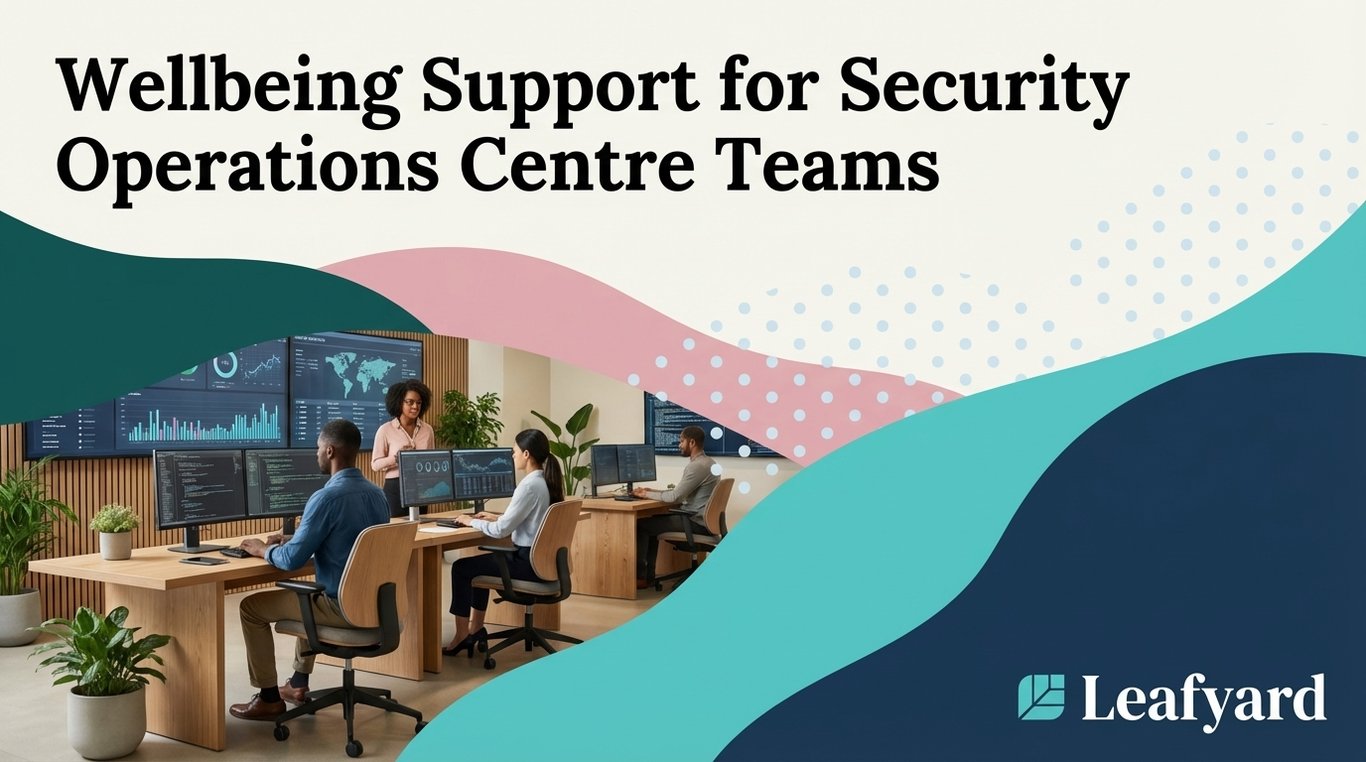 Wellbeing Support for Security Operations Centre Teams | Leafyard
