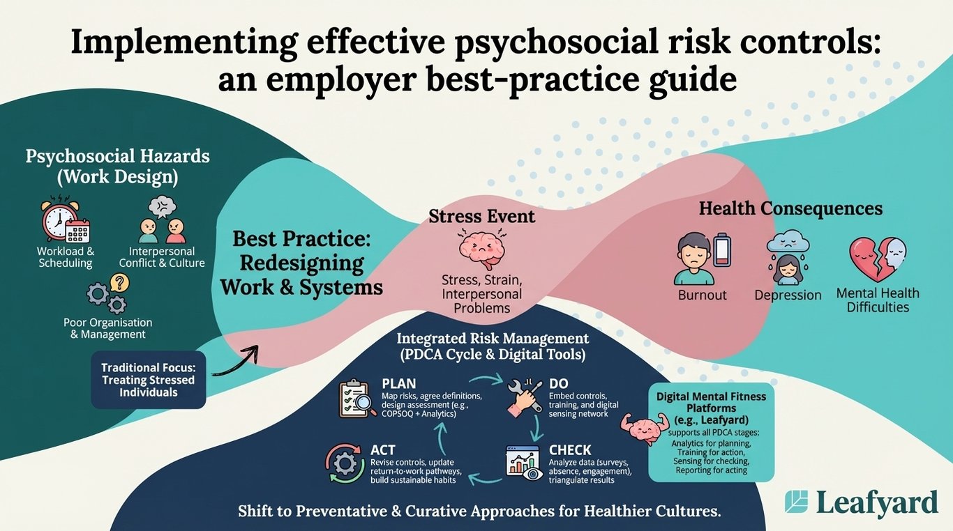 Implementing effective psychosocial risk controls: an employer best ...