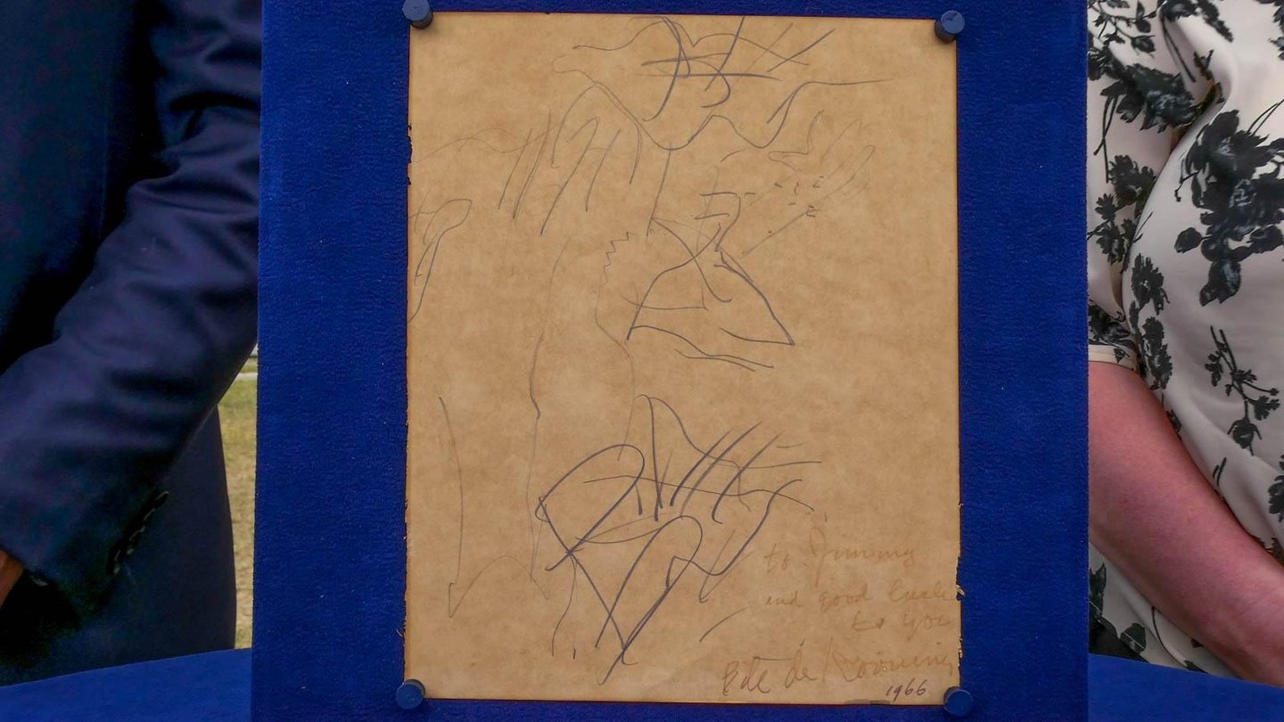 Appraisal: 1966 William de Kooning Sketch – WABE