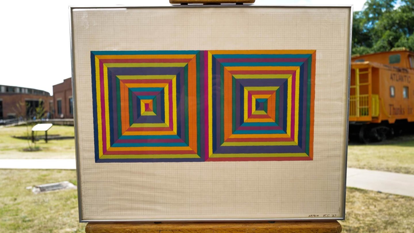 Appraisal: 1967 Frank Stella “Fortín de las Flores” Screenprint – WABE