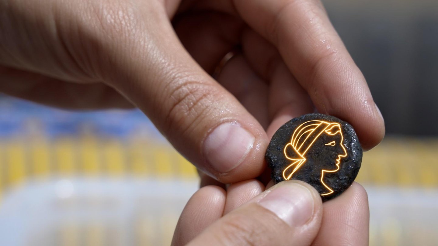 This Cleopatra Coin Has Been Lost Underwater For 2,000 years – WABE