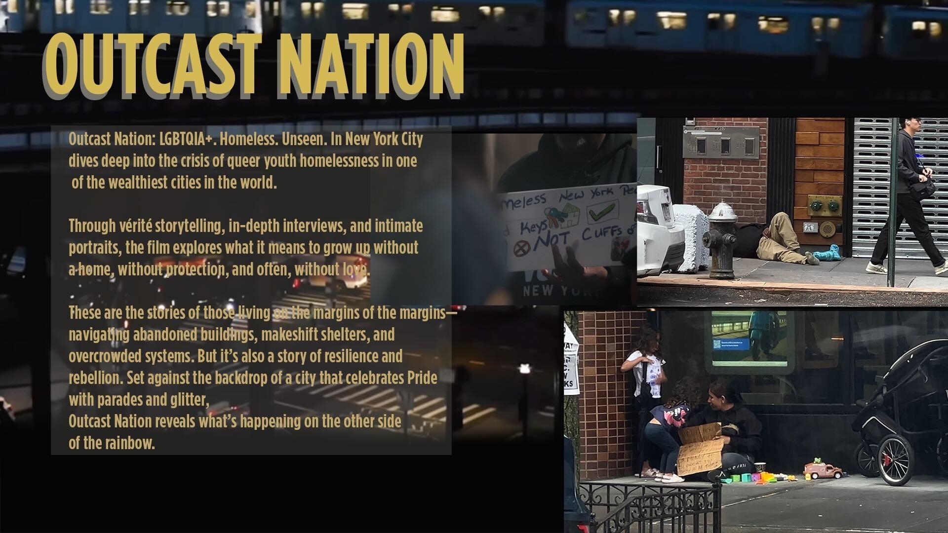 Outcast Nation – LGBTQIA+ -Homeless. Unseen. In New York City – WABE