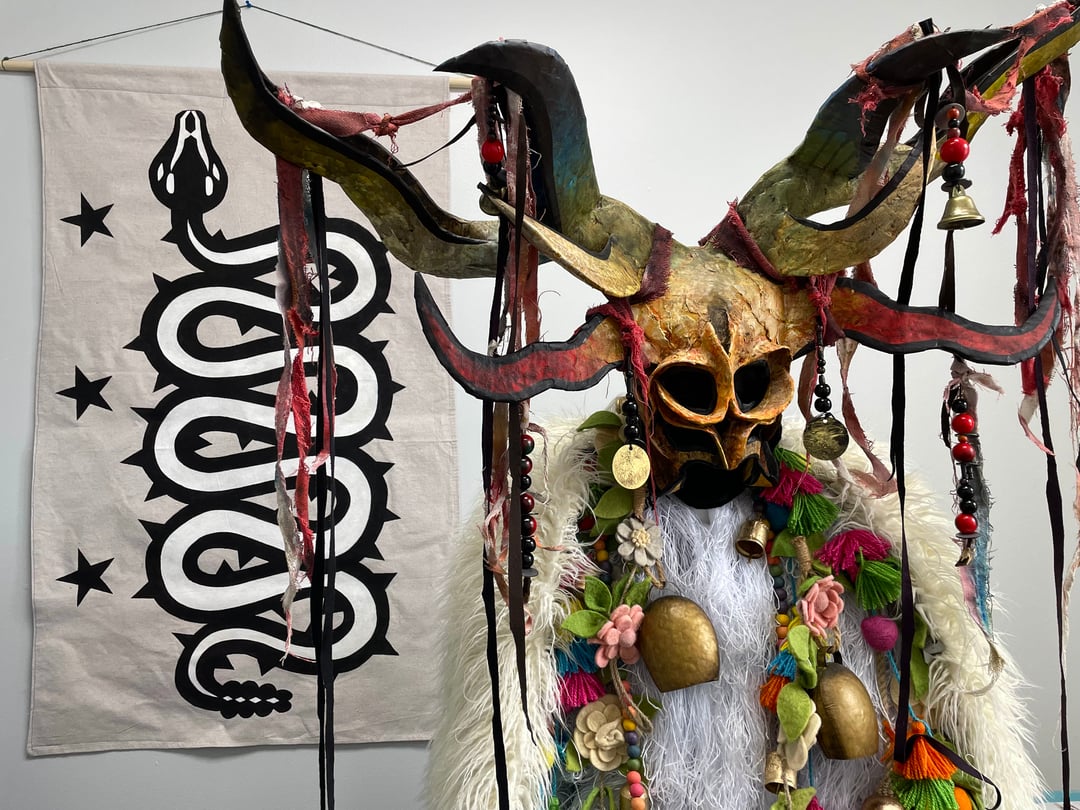 Atlanta artist False Face brings myth and masks to ‘Final Form ...