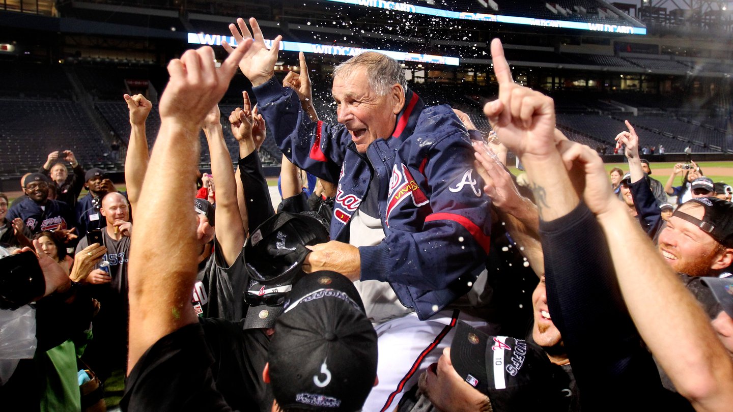 Legendary former Atlanta Braves manager and baseball Hall Of Famer ...