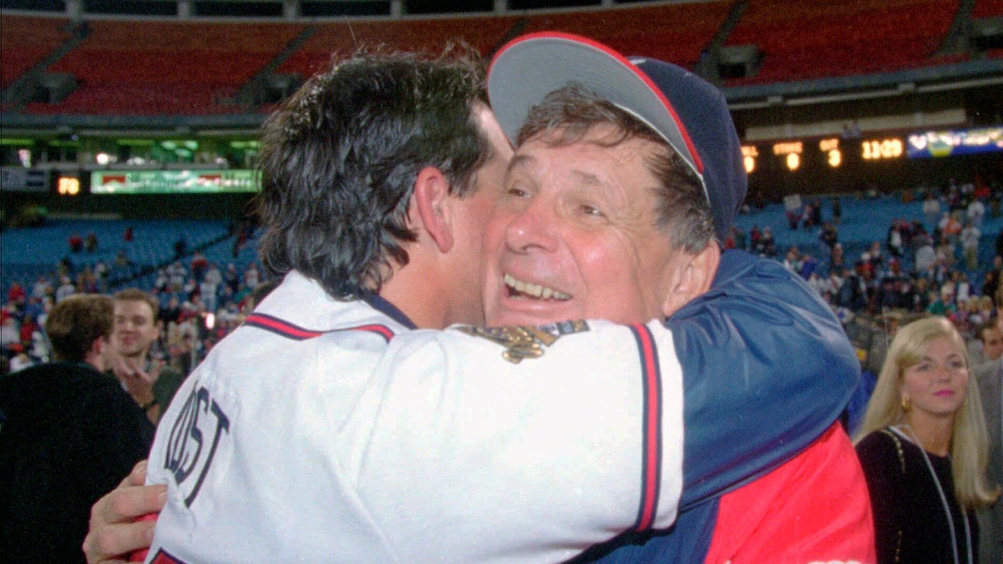 Legendary former Atlanta Braves manager and baseball Hall Of Famer ...