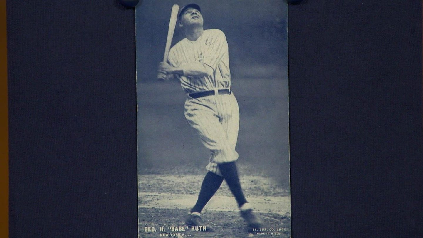 Appraisal: 1928 Babe Ruth Exhibition Card – WABE
