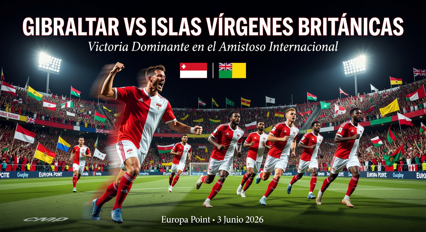 Gibraltar 4-0 Islas Vírgenes Británicas: Doblete de James Scanlon sella ...