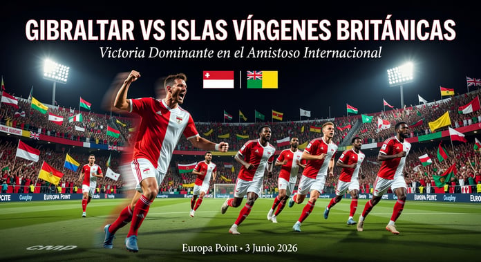 Gibraltar 4-0 Islas Vírgenes Británicas: Doblete de James Scanlon sella ...