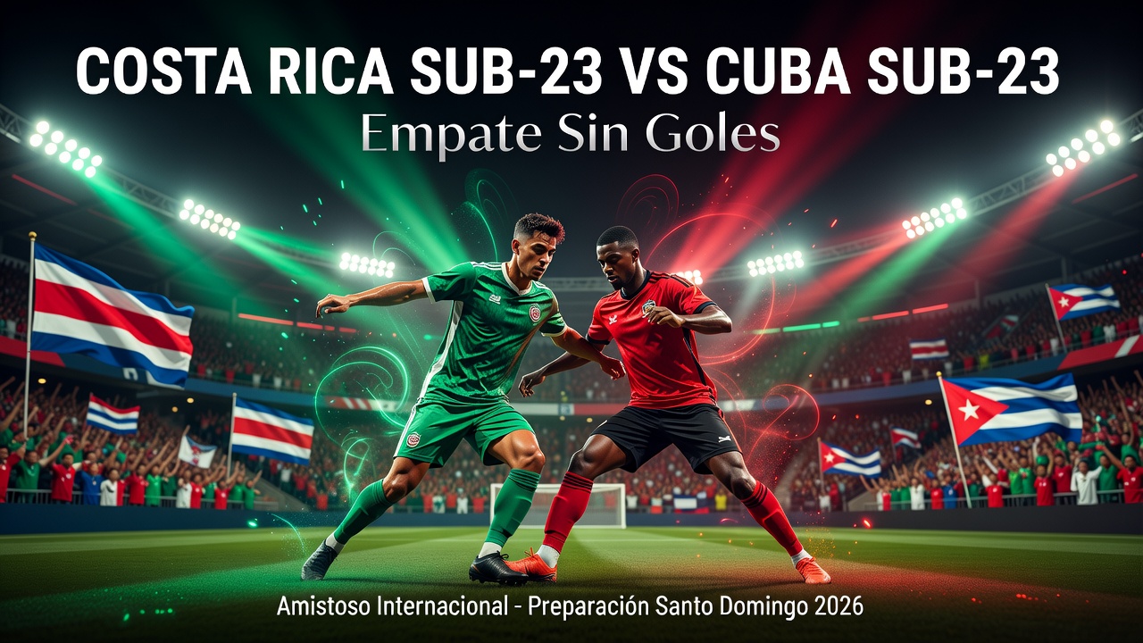Costa Rica Sub-23 0-0 Cuba Sub-23: Empate sin goles en amistoso ...