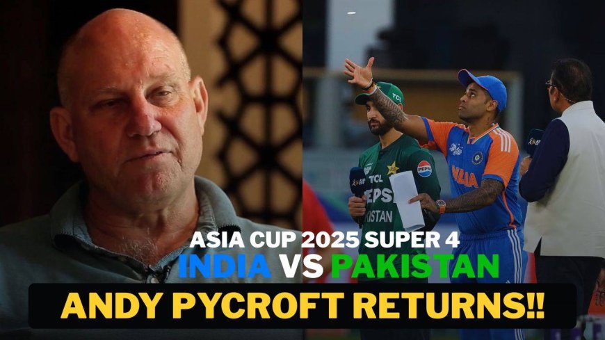 Pycroft Again! Same Referee Set for High-Voltage India vs Pakistan ...