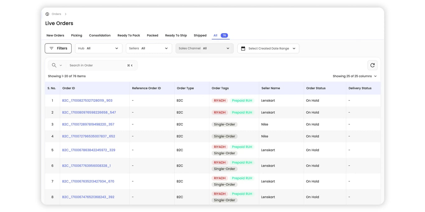 Omniful Unified Supply Chain and Logistics Platform