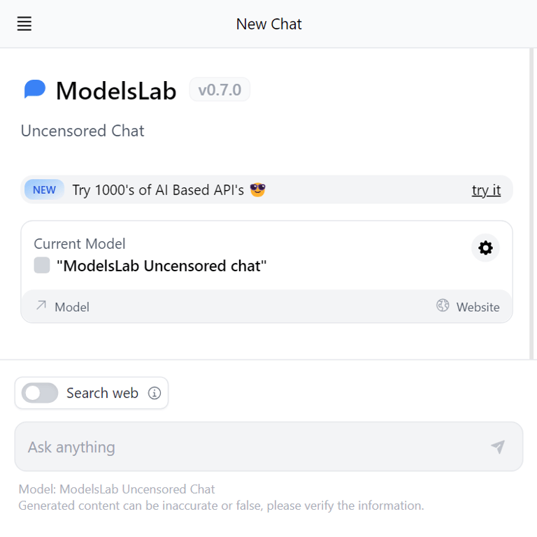 Uncensored AI Chat API - No Limits, Role Play, No Restrictions. Chatgpt uncencored alternative ...