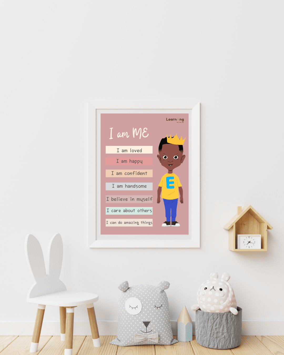 I am ME Positive Affirmation Poster (Ez) | Wakuda