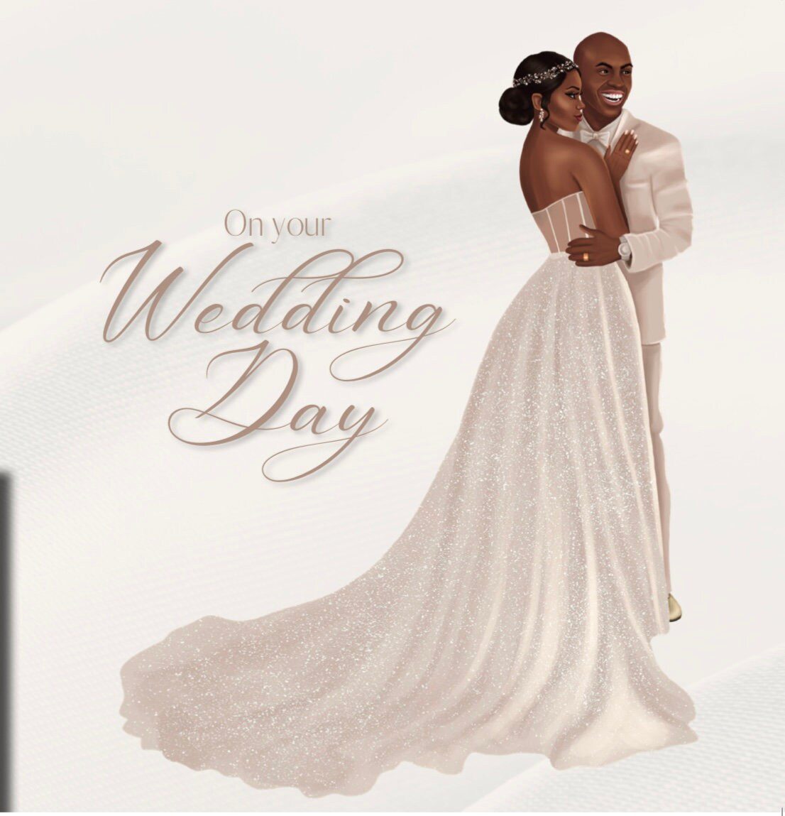 Wedding Day - Silk & Veil Card | Wakuda