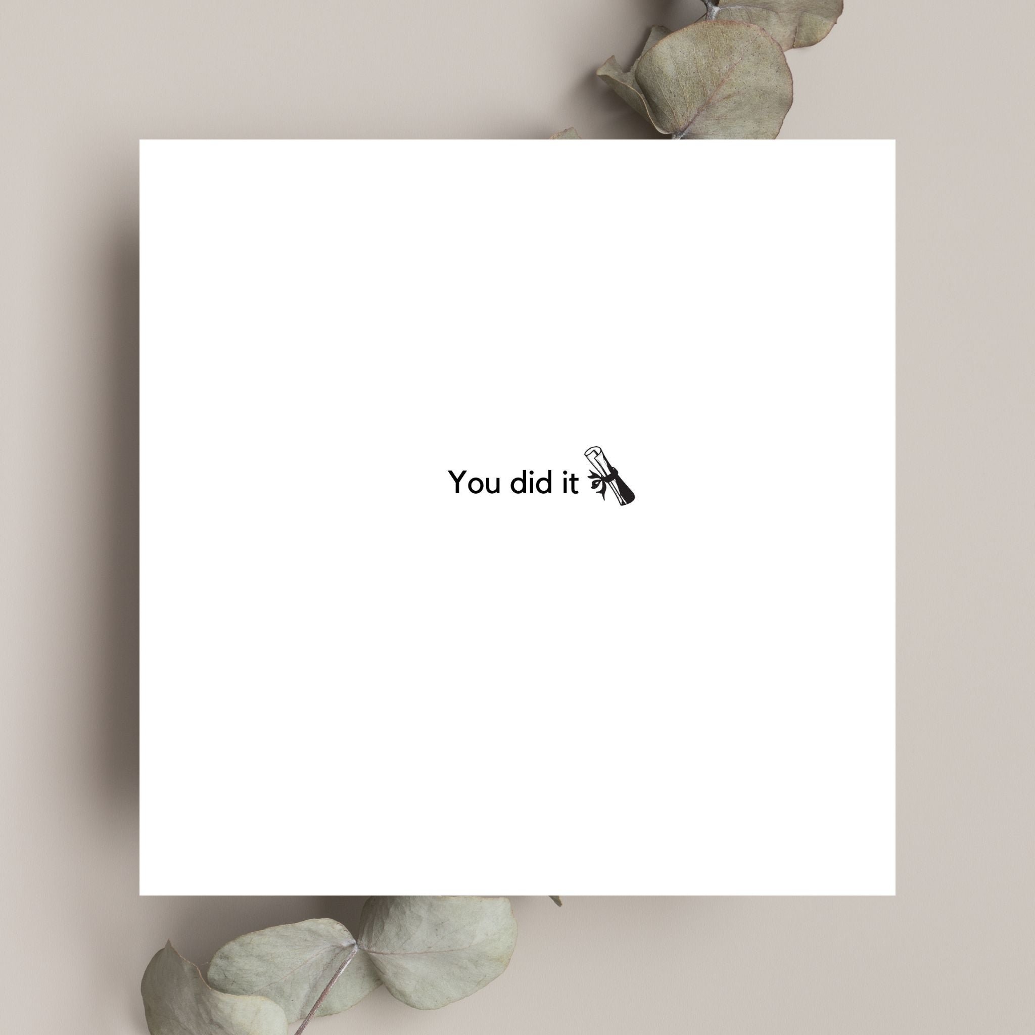 African Inspired Graduation Greeting Card | Wakuda