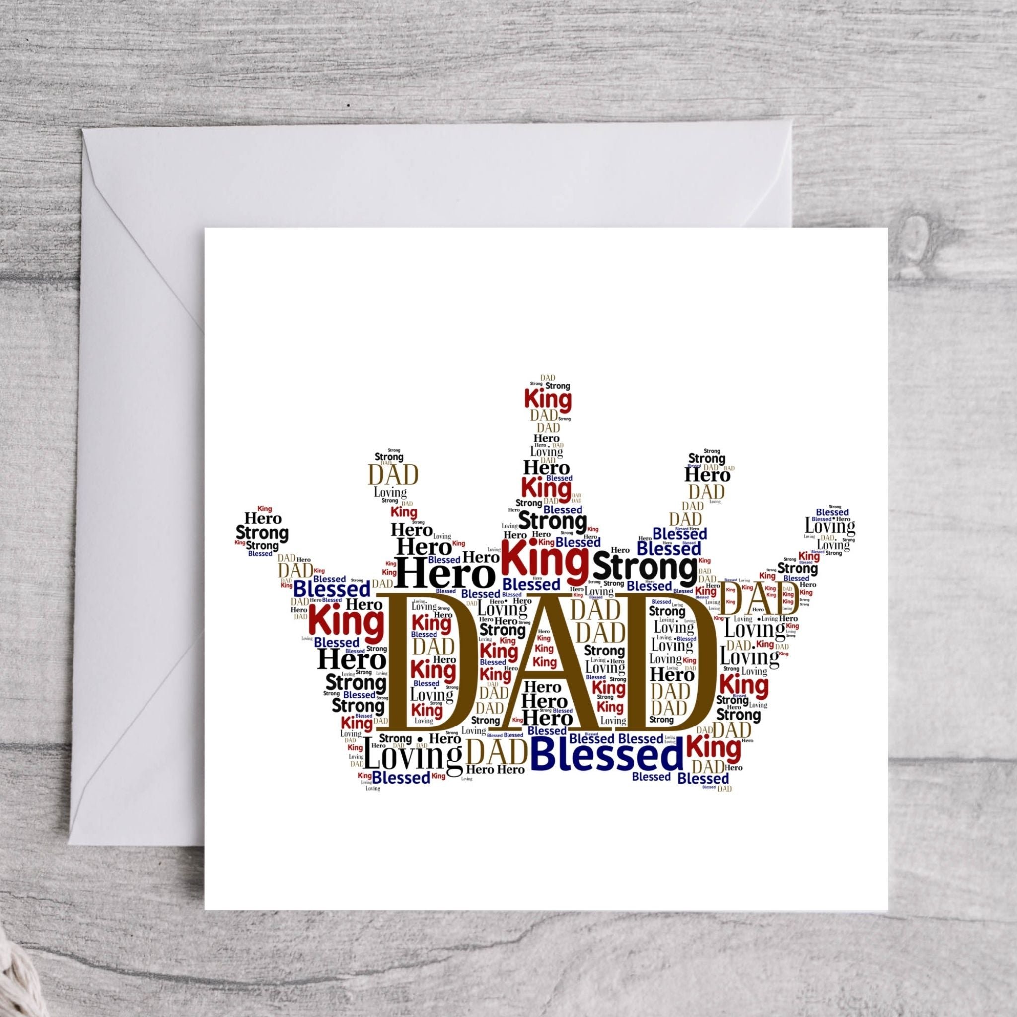 Dad in Crown Father's Day Card | Wakuda